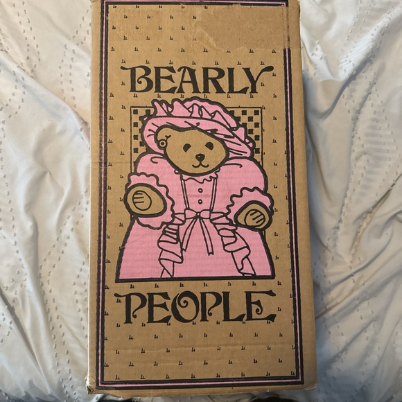 Bearly People | Other | Vintage Bearly People Collectors Teddy Bear In ...